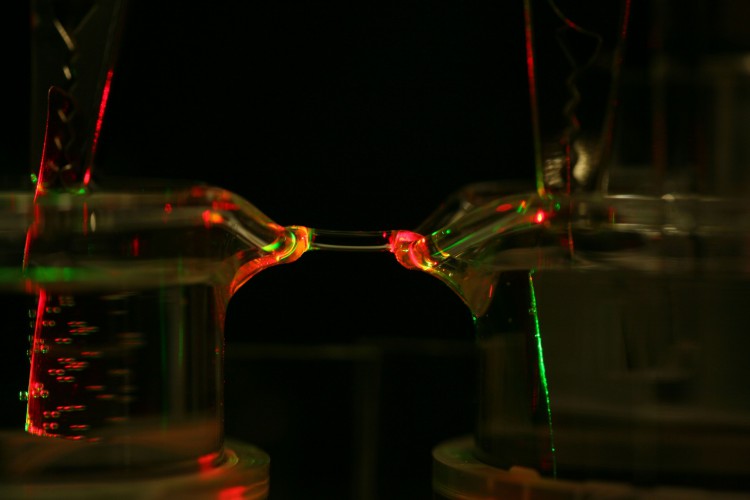 ultrafast spectroscopy huib bakker floating water bridge - AMOLF