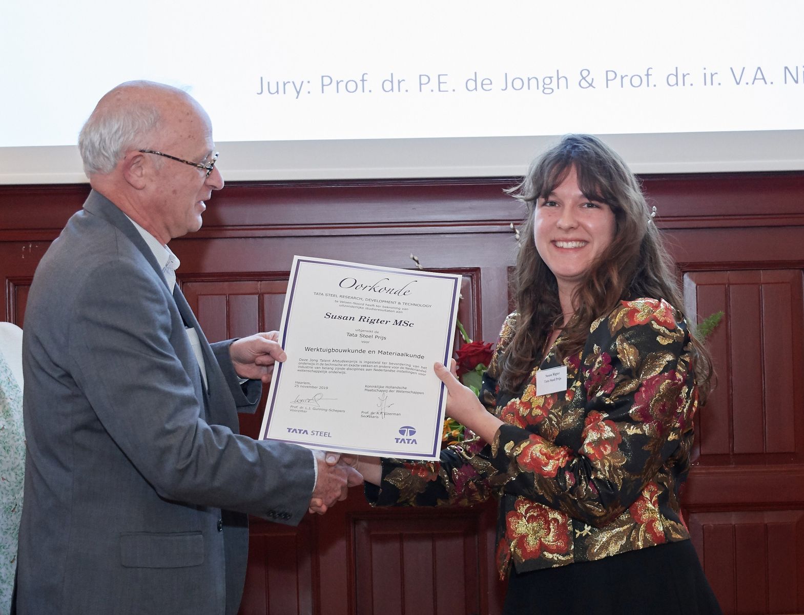 Afstudeerprijs voor Susan Rigter - AMOLF